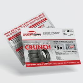 Direct Mail Scratch Cards 5.5 x 8.5 | NEWPRINT